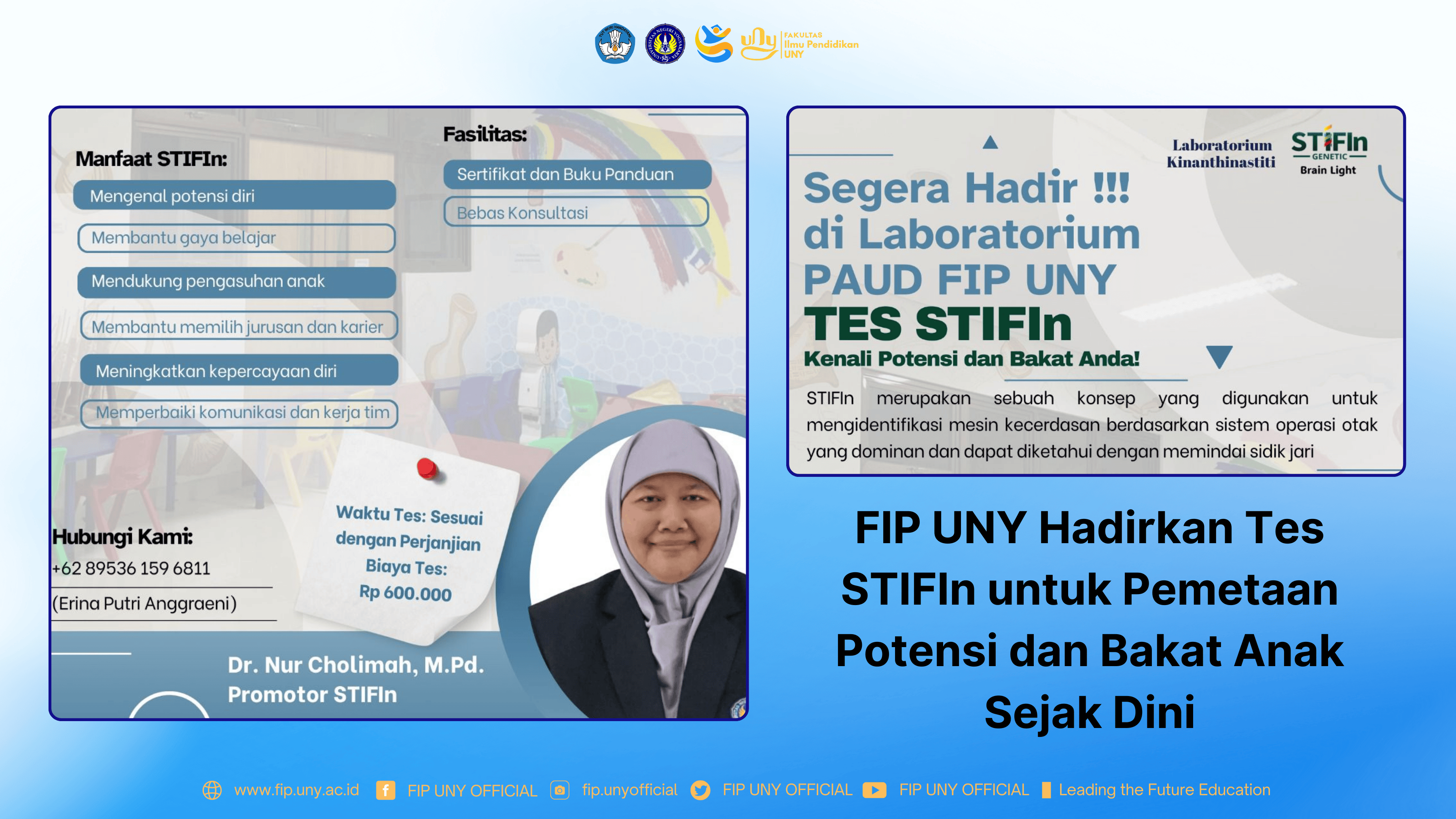 FIP UNY Segera Selenggarakan Tes STIFIn untuk Pemetaan Potensi dan ...